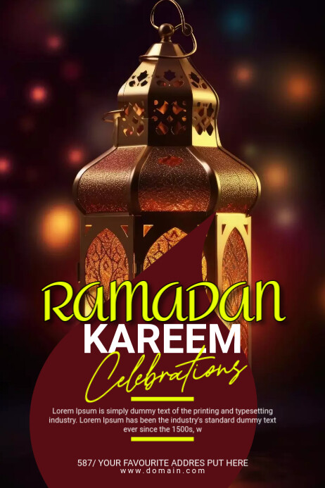 Ramadan Kareem Flyer Template | PosterMyWall