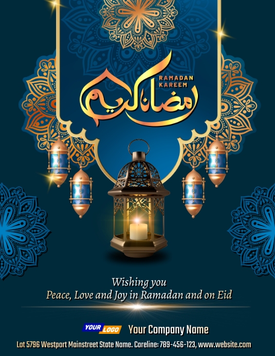 Ramadan Kareem greeting template | PosterMyWall