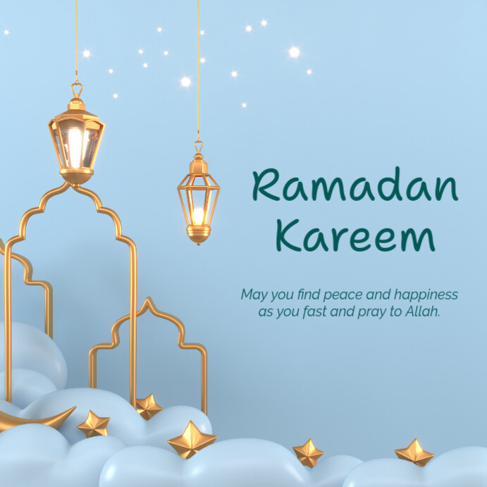 Ramadan Kareem Instagram Post Template | PosterMyWall