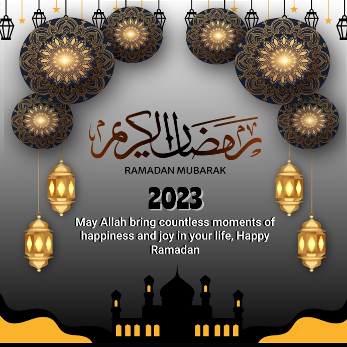 Copy of Ramadan Kareem Mubarak Instagram Template | PosterMyWall