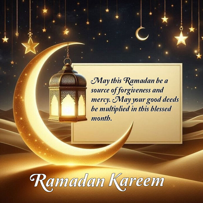 Ramadan Kareem Post Template | PosterMyWall