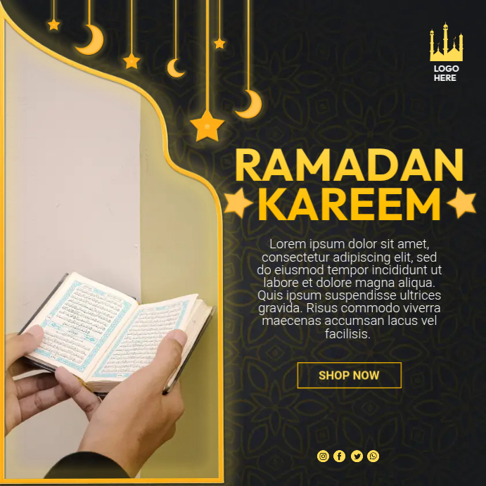 Ramadan Kareem Poster Ads Template | PosterMyWall