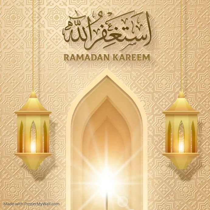 Ramadan Kareem poster design template | PosterMyWall