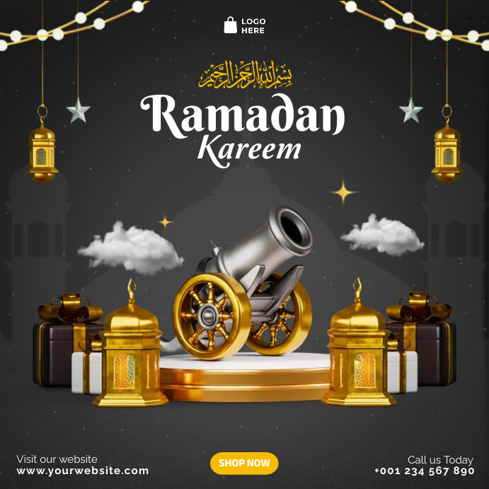RAMADAN KAREEM POSTER DESIGN Template | PosterMyWall