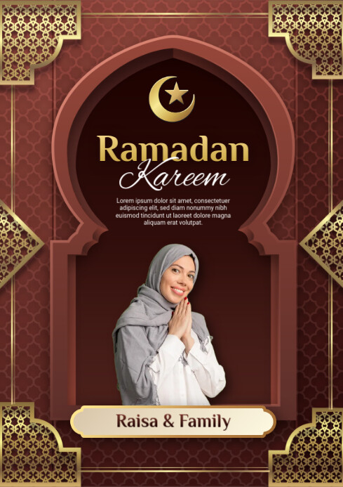 Ramadan Kareem Social Media Greeting Post Template | PosterMyWall