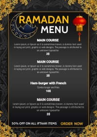 Ramadan Menu Template | PosterMyWall