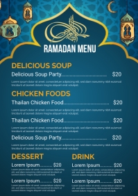 Ramadan, Menu Template | PosterMyWall
