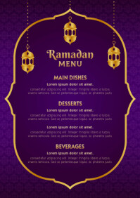 ramadan menu Template | PosterMyWall