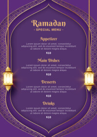 Ramadan Menu Template | PosterMyWall