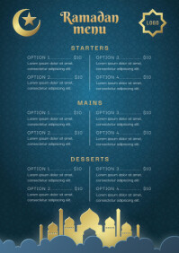 Ramadan Menu Template | PosterMyWall