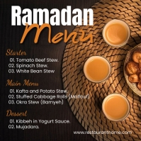 Ramadan Menu Template | PosterMyWall