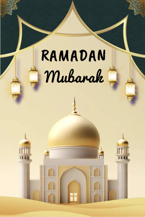 Ramadan Mubarak Template | PosterMyWall