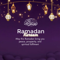Ramadan Mubarak Instagram Post Template | PosterMyWall