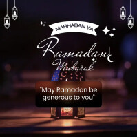 Ramadan Mubarak Instagram Post Template | PosterMyWall
