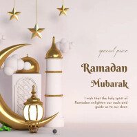 Ramadan Mubarak Instagram Post Template | PosterMyWall