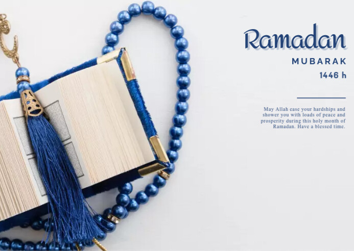 Ramadan Mubarak Post Template | PosterMyWall