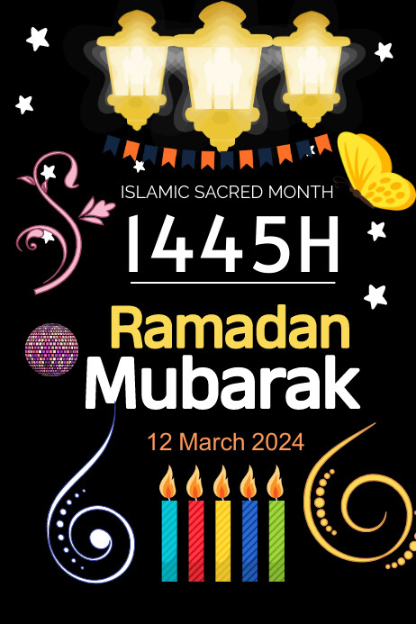 Ramadan mubarak poster template | PosterMyWall