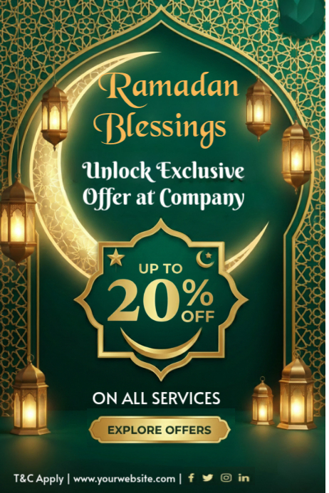 Ramadan Offer Poster Template | PosterMyWall