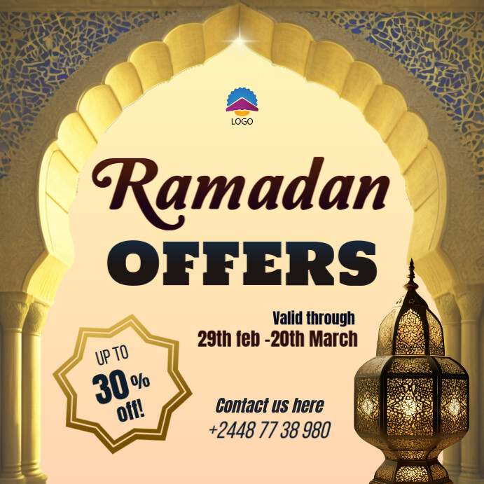 ramadan offers sales discounts price cuts Template | PosterMyWall