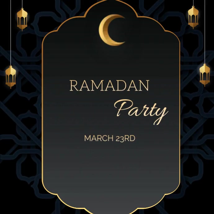 Ramadan Party Template | PosterMyWall