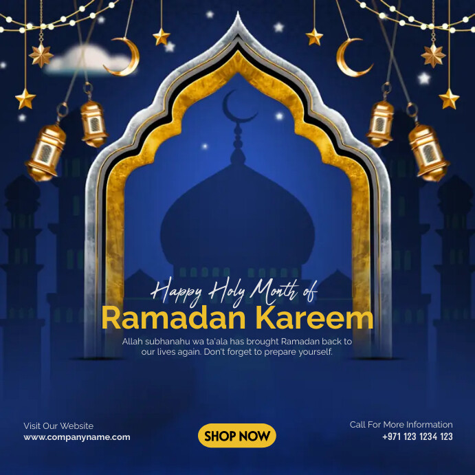 Ramadan Post Holy Month Template | PosterMyWall