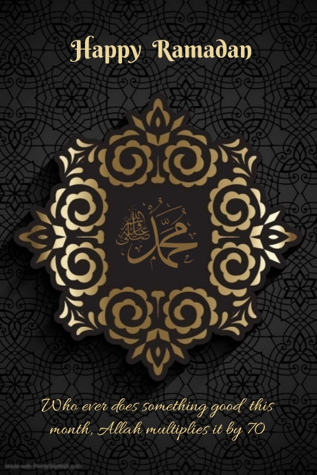 Poster Ramadhan oleh Abia Mohammad Templat | PosterMyWall