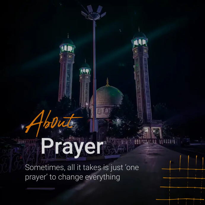 Ramadan Prayer Template | PosterMyWall