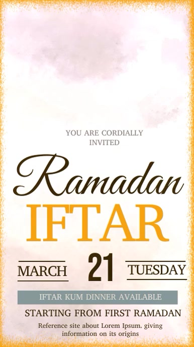 Ramadan programme Template | PosterMyWall