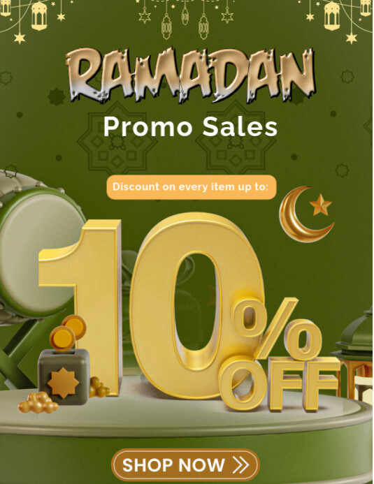 Copy of Promo sales design template for RAMADAN | PosterMyWall