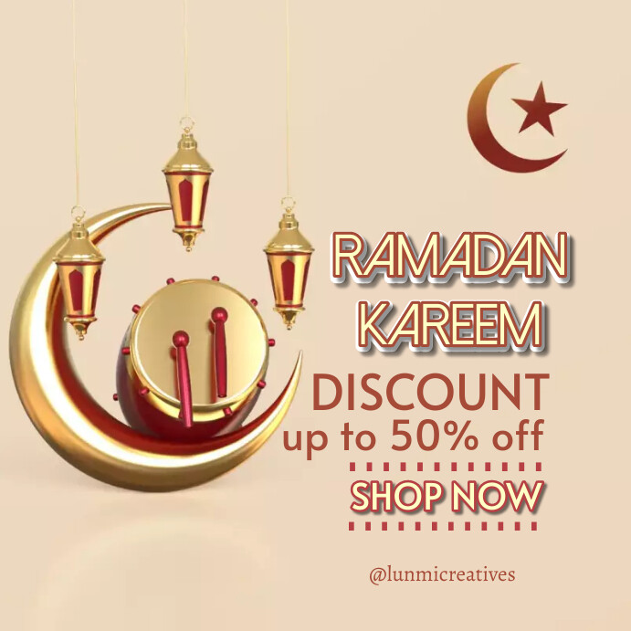 Copy of Ramadan promo sales | PosterMyWall