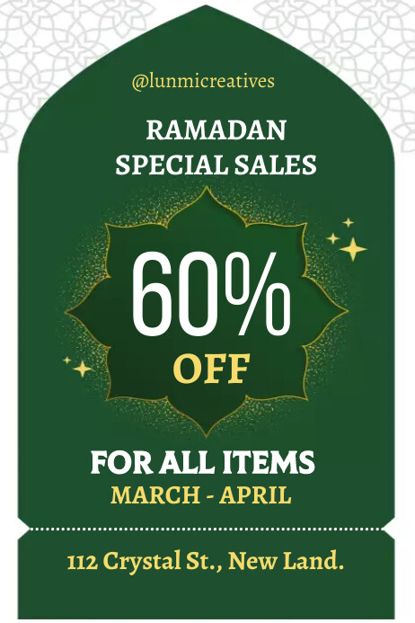 Plantilla de Ramadan promo sales | PosterMyWall