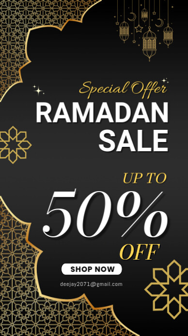 Ramadan Sale Template | PosterMyWall