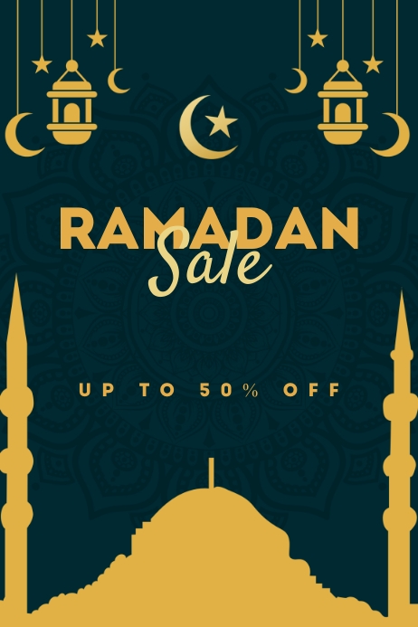 Ramadan Sale Template | PosterMyWall