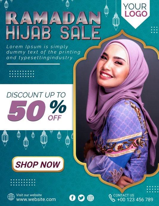 Ramadan sale flyer Template | PosterMyWall