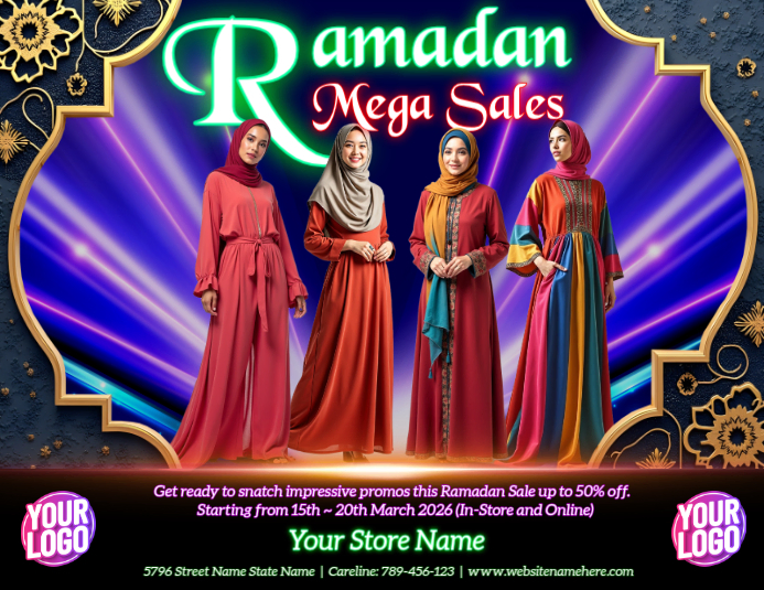 Ramadan Sale Flyer Template | PosterMyWall