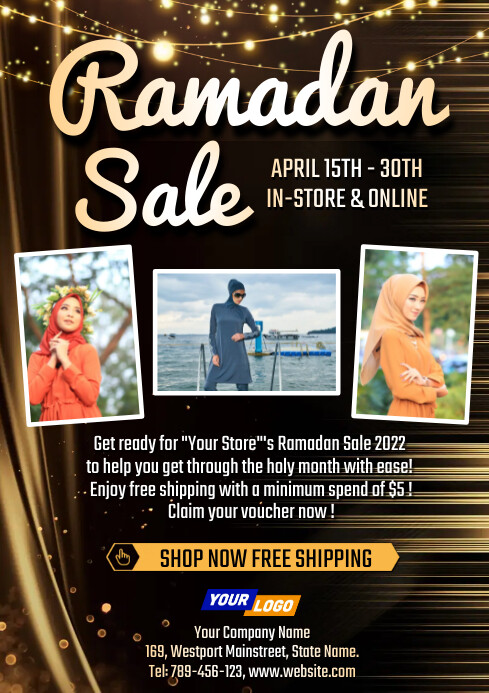 Copy of Ramadan sale flyer design | PosterMyWall