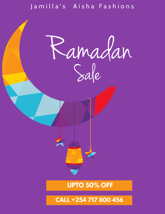 Ramadan sale flyer Template | PosterMyWall
