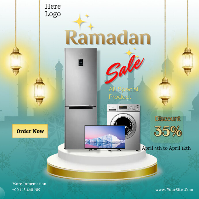 Plantilla de Ramadan Sale Promotion post instagram | PosterMyWall