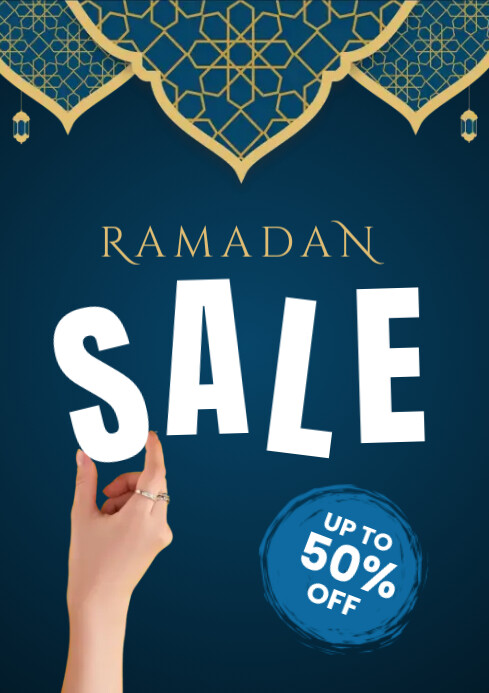 Ramadan Sale Simple ads Template | PosterMyWall