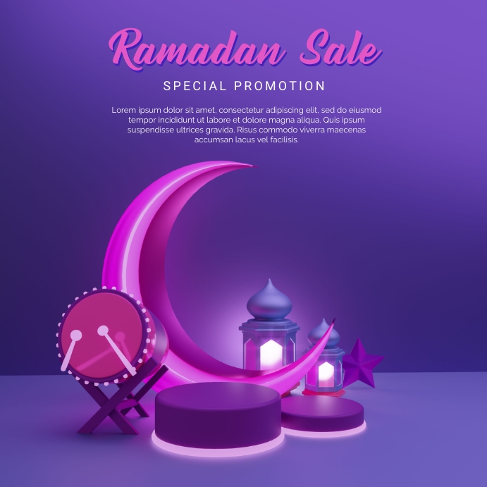 Ramadan Sale Template | PosterMyWall