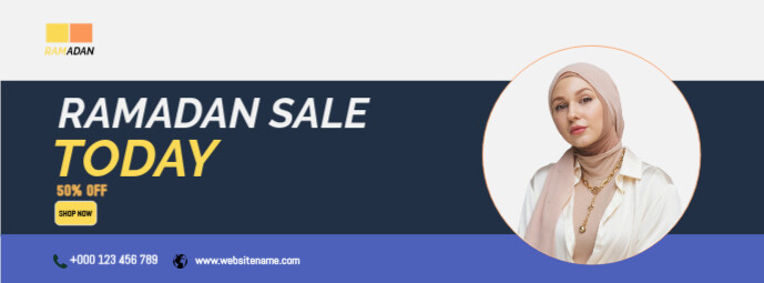 ramadan sale today facebook cover Template | PosterMyWall
