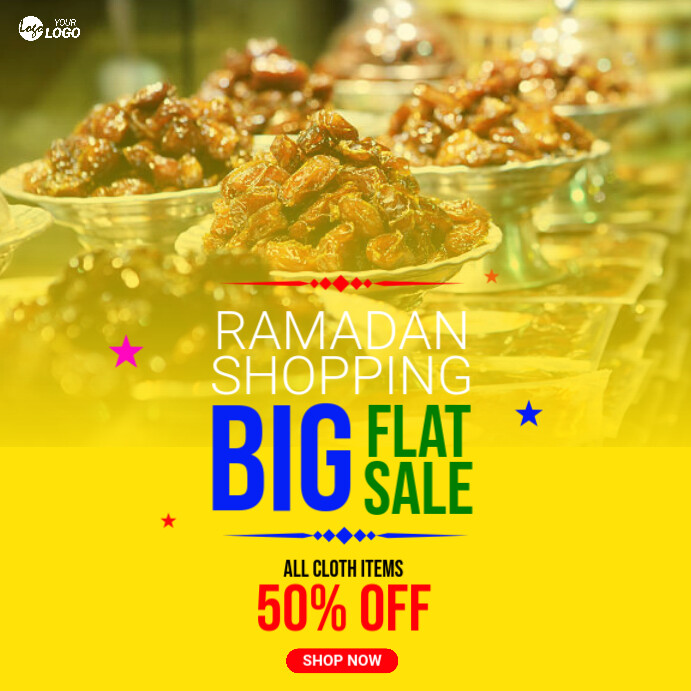 Ramadan Shopping Offer Template | PosterMyWall
