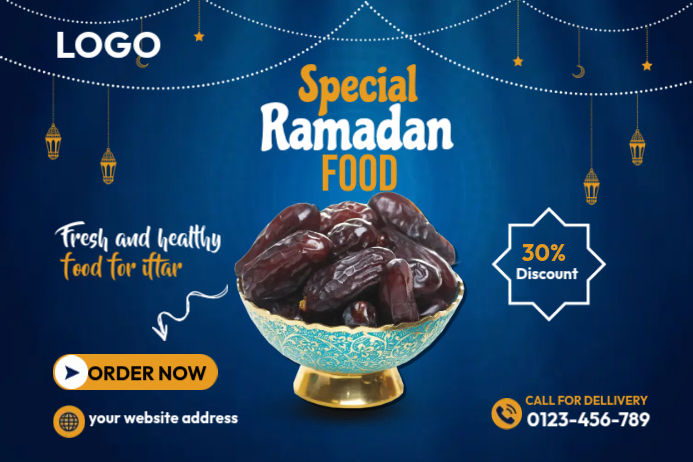 Ramadan Special Food Ads Template | PosterMyWall