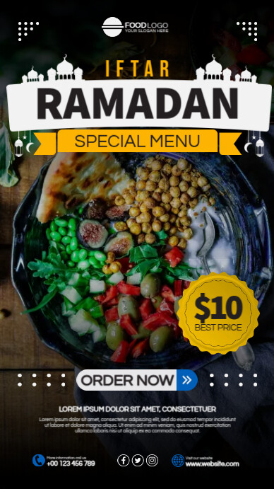 Ramadan Special Menu Template | PosterMyWall
