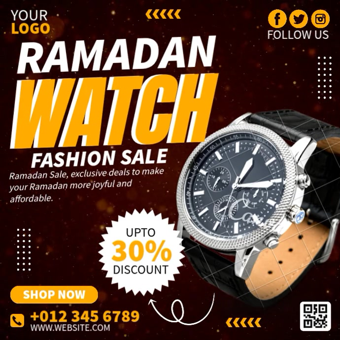 Ramadan Watch Templat | PosterMyWall