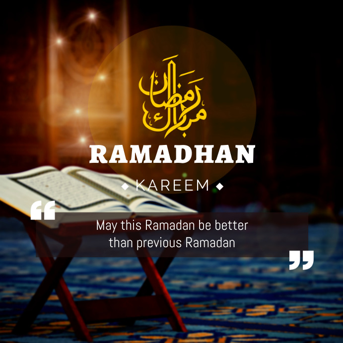 RAMADHAN Template | PosterMyWall