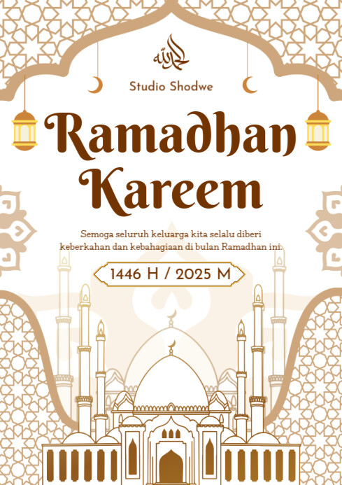 Ramadhan Kareem Template | PosterMyWall