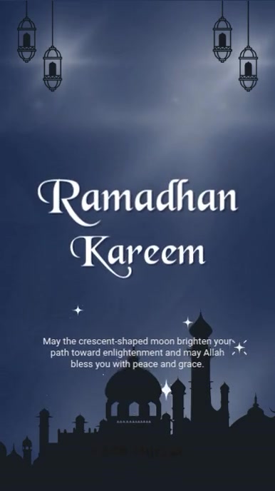 Plantilla de ramadhan kareem video | PosterMyWall