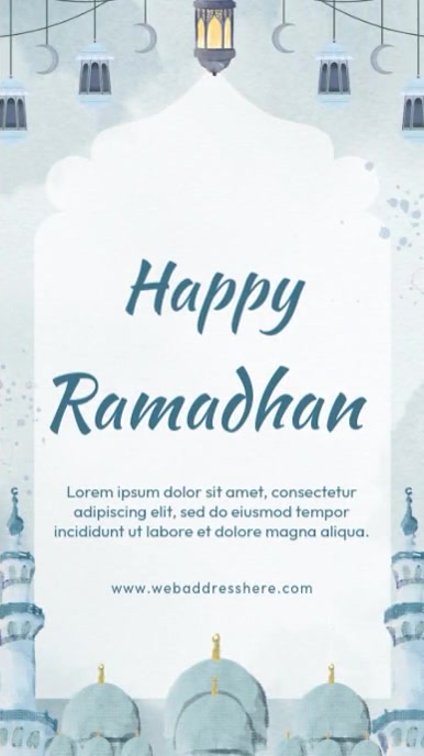 Ramadhan posters Template | PosterMyWall