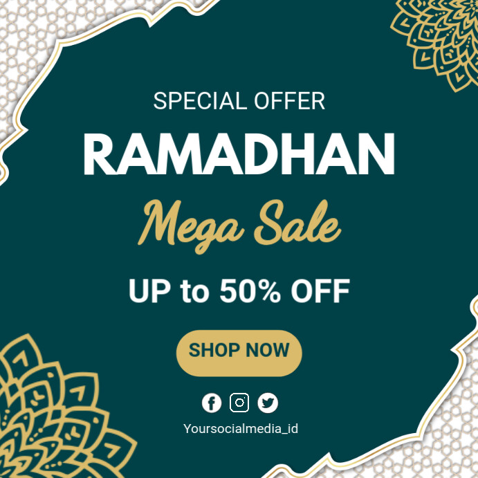 RAMADHAN SPECIAL OFFER Template | PosterMyWall